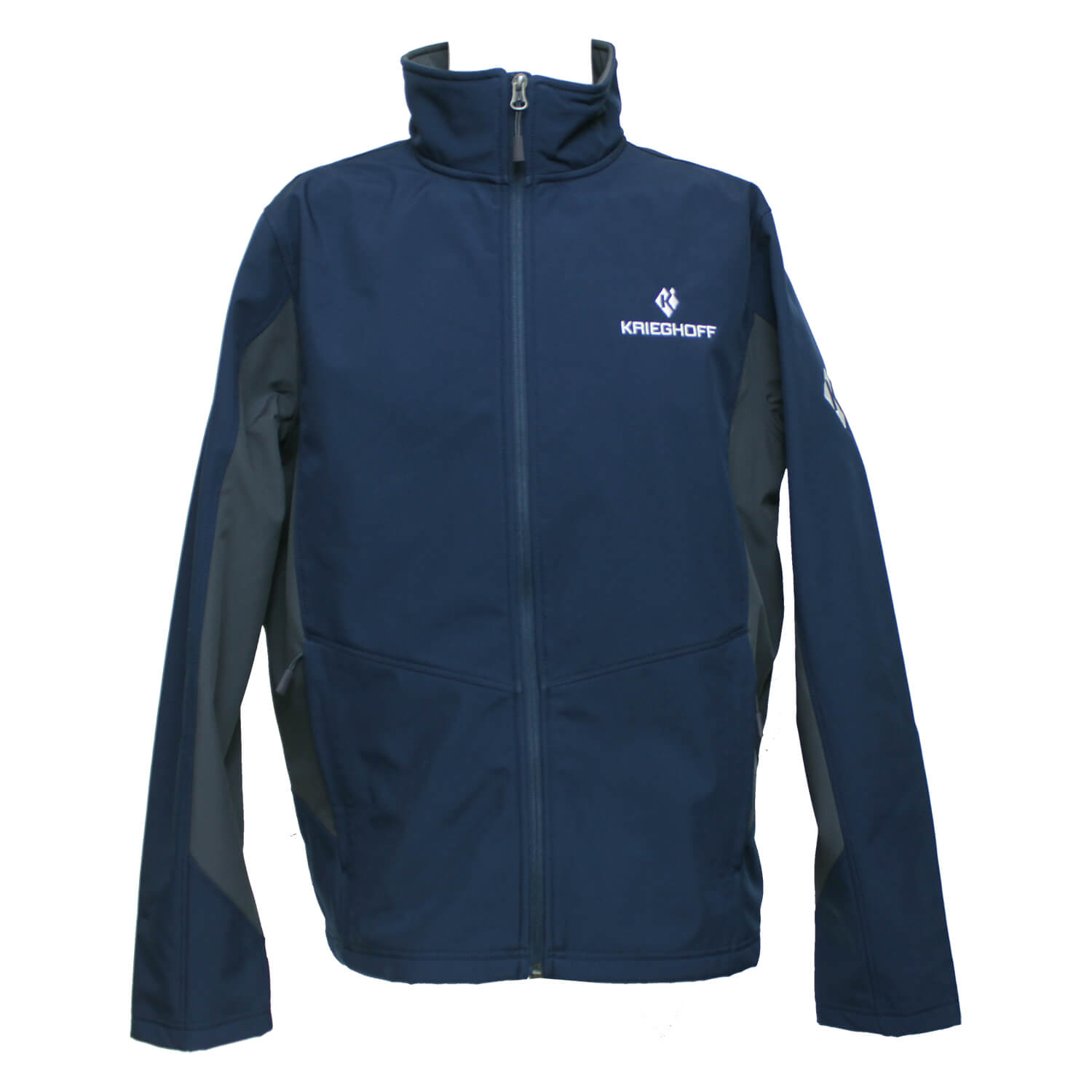 Soft Shell Jacket, Navy/Grey | Krieghoff